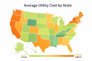 Average Utility Cost by State (2026 Electricity, Water & Gas Breakdown)
